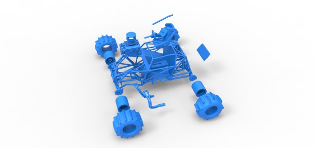 Diecast Formula Off Road Version 2 Base Scale 1 to 25 3D Print Model in ...