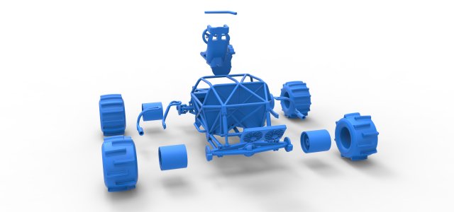 Diecast Formula Off Road Version 2 Base Scale 1 to 25 3D Print Model in ...