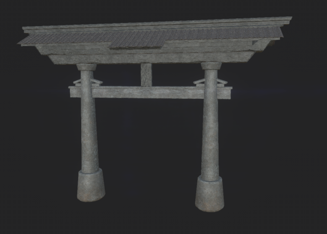 japanese temple gate 3D Model in Buildings 3DExport
