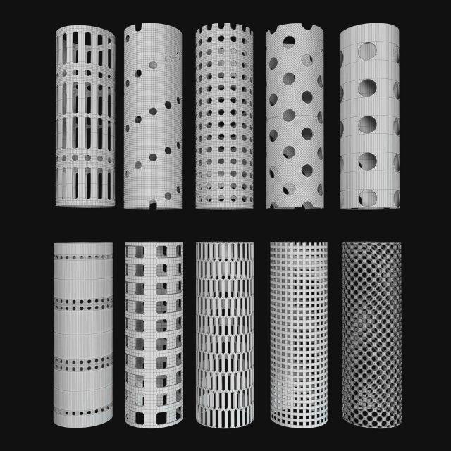 tubes 3D Model in Other 3DExport