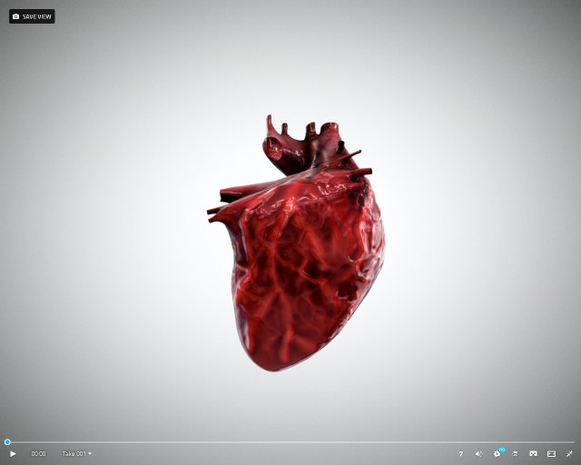 heart animated free on sketchfab 3D Model in Other 3DExport