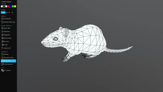animated rat free on sketchfab 3D Model in Rodent 3DExport