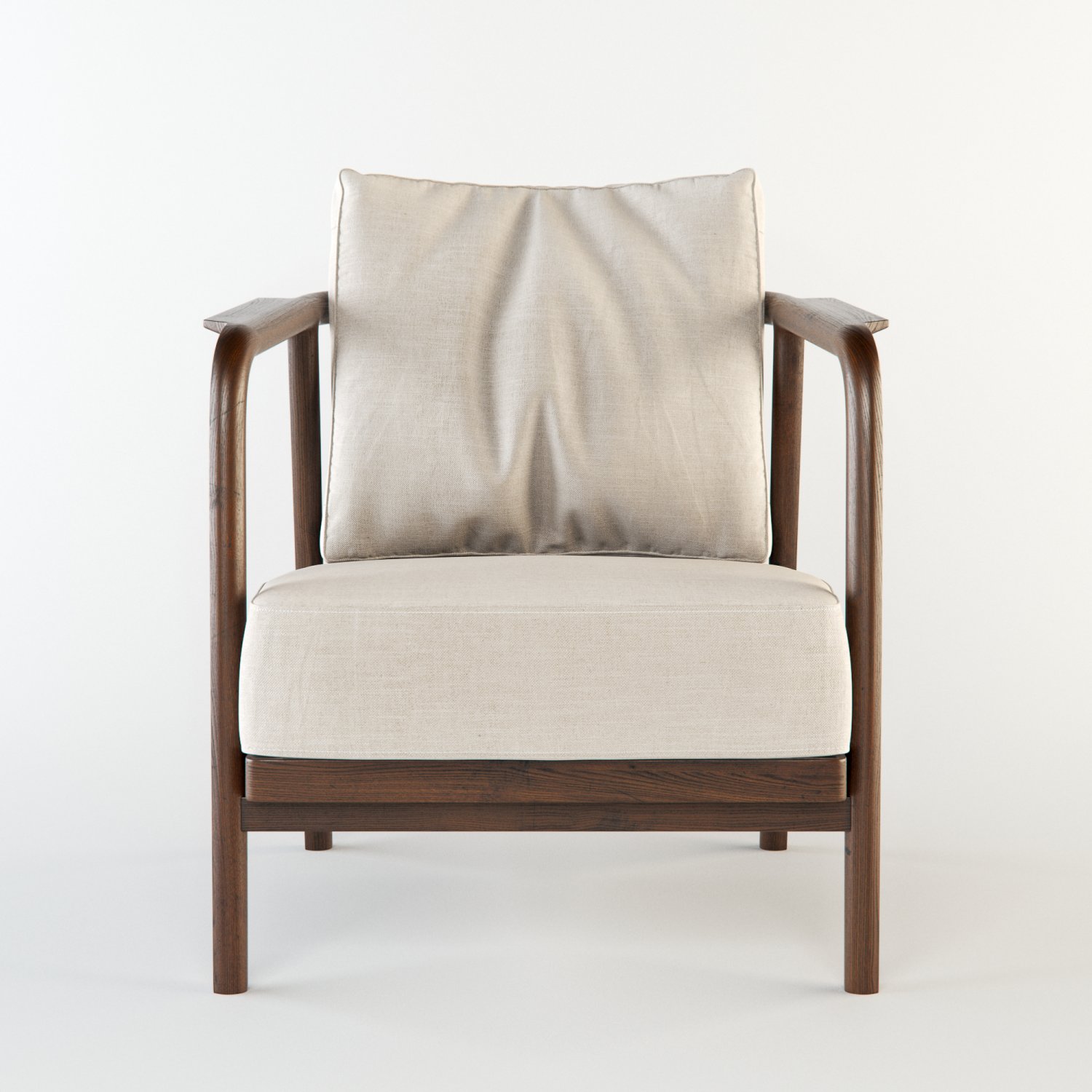 Flexform Crono armchair 3D Model in Chair 3DExport