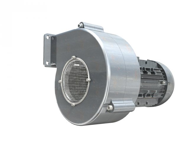 industrial centrifugal blower fan - animated 3D Model in Parts 3DExport