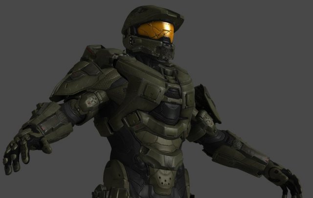 master chief high polygons 3D Model in Man 3DExport