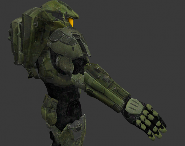 master chief high polygons 3D Model in Man 3DExport