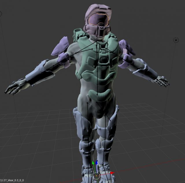 master chief high polygons 3D Model in Man 3DExport