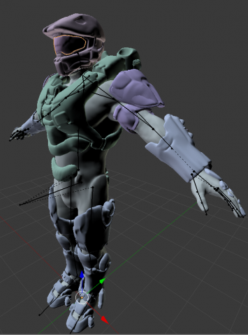 master chief high polygons 3D Model in Man 3DExport