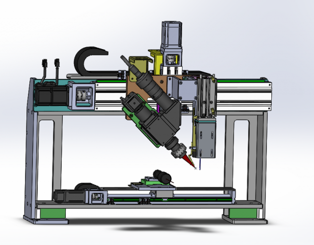 laser engraving machine 3D Model in Machines 3DExport