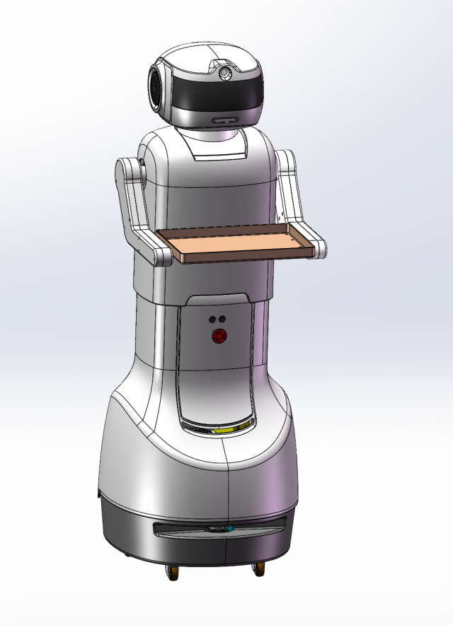 server robot 3D Model in Machines 3DExport