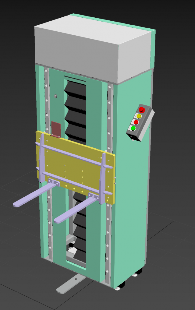 elevators 3D Model in Makineler 3DExport
