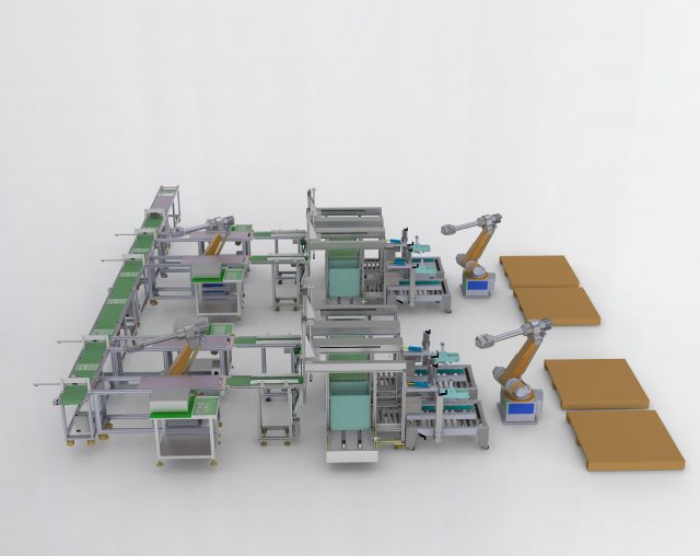 gantry stacker assembly 3D Model in Machines 3DExport