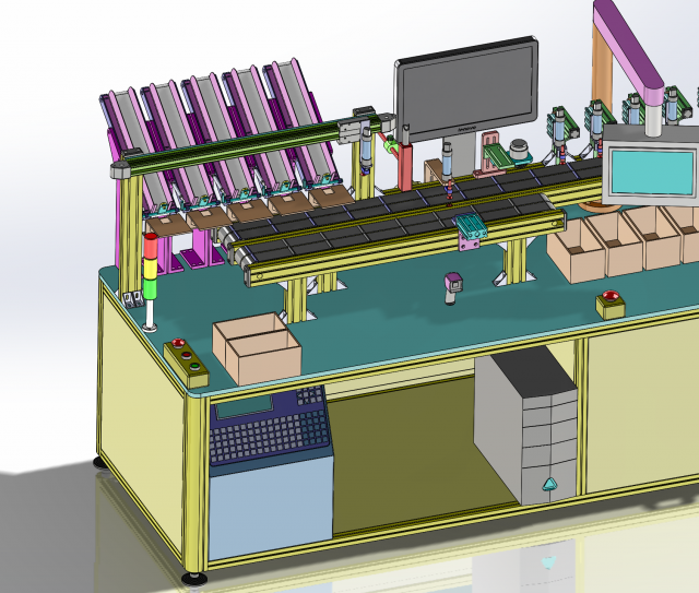 sorting machine 3D Model in Machines 3DExport