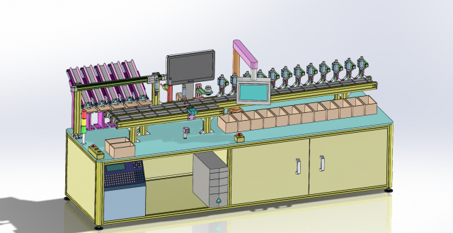 sorting machine 3D Model in Machines 3DExport