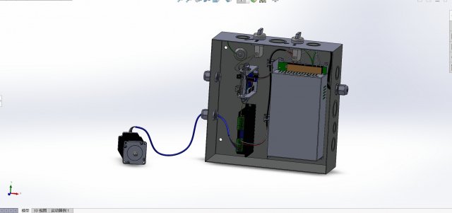 Motor control system 3D Model in Machines 3DExport