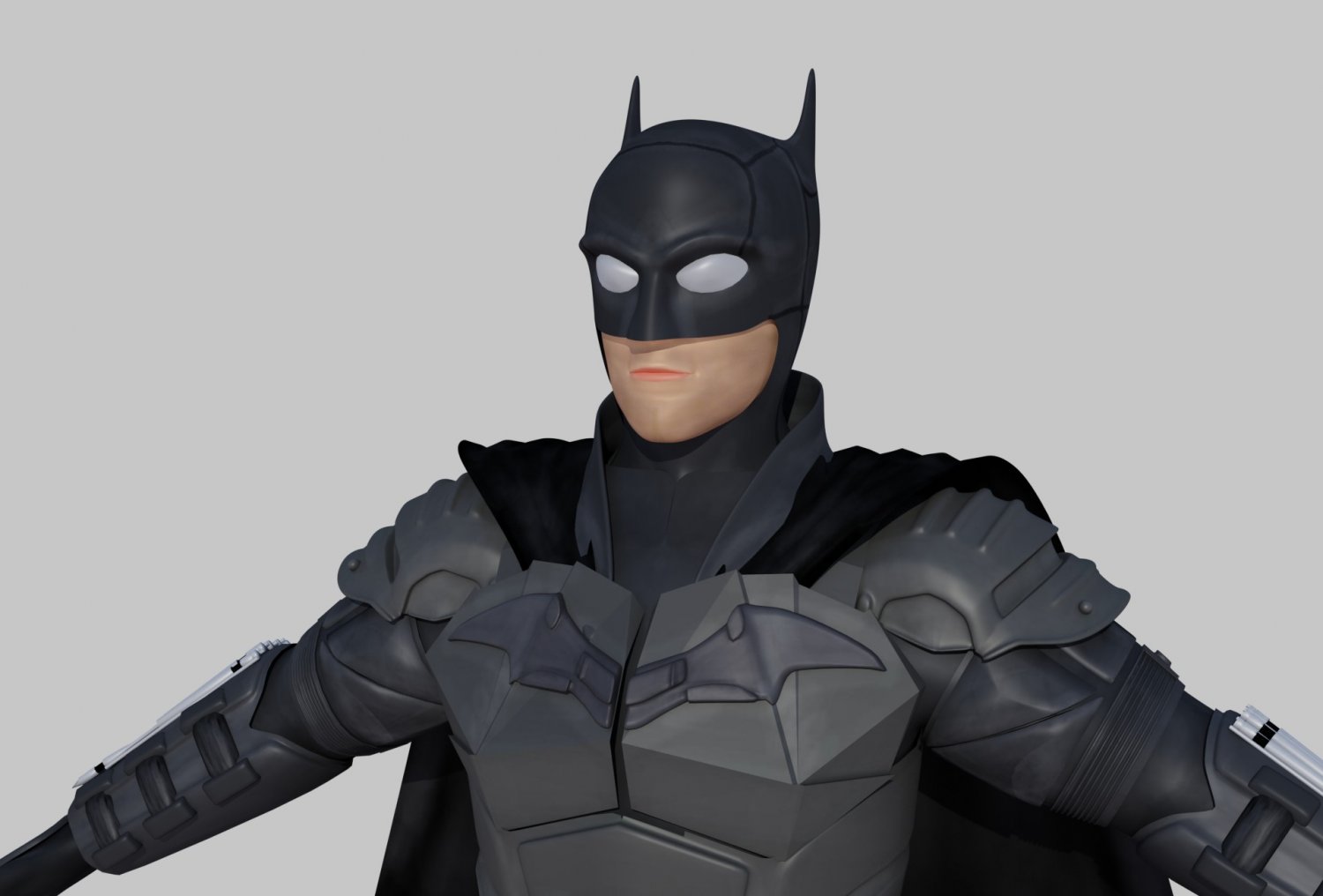 Batman 3D rigged model armour Super hero Robert Pattinson 3D Model in ...