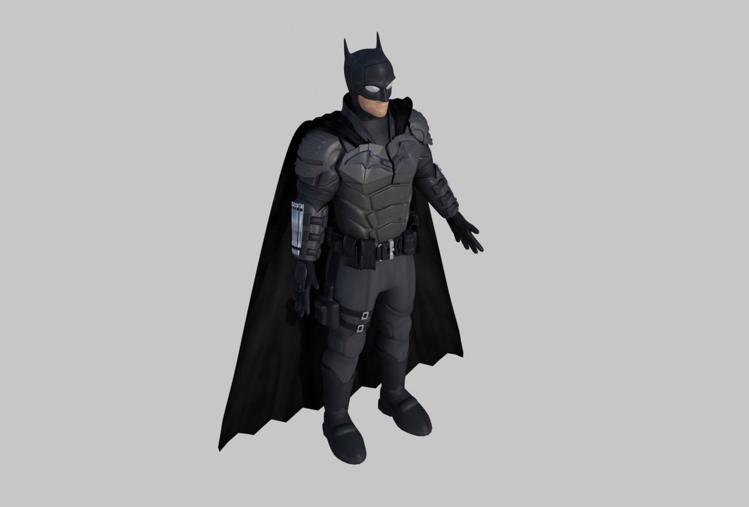 batman 3d rigged model armour super hero robert pattinson 3D 모델 in 남자 ...
