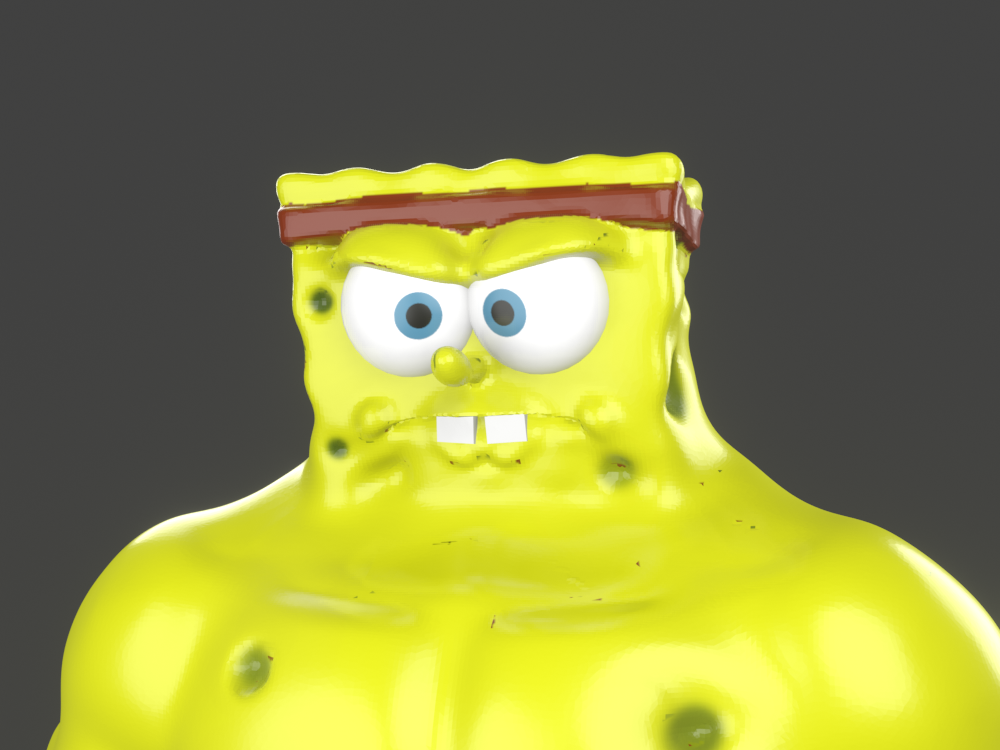 Spongebob Muscle By Dhal021 On Deviantart SpongeBuddy Mania