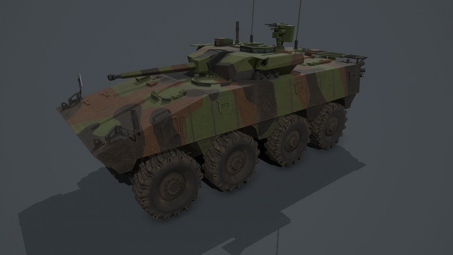 VBCI 2 3D Model in Combat 3DExport