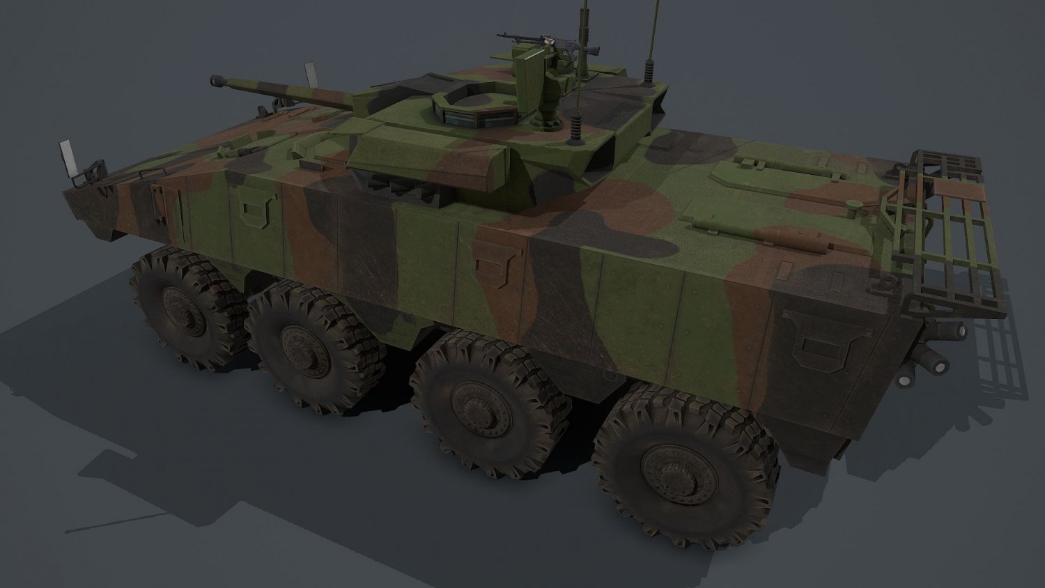 VBCI 2 3D Model in Combat 3DExport