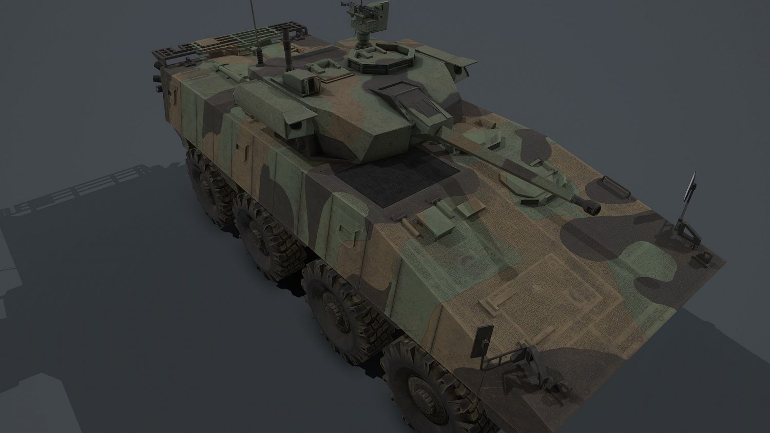VBCI 2 3D Model in Combat 3DExport