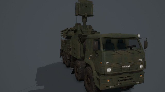 pantsir s2 and s1 3D Model in Combat 3DExport