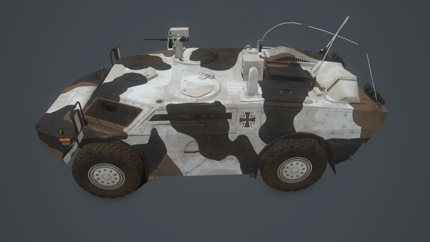Fennek 3D Model in Transport 3DExport