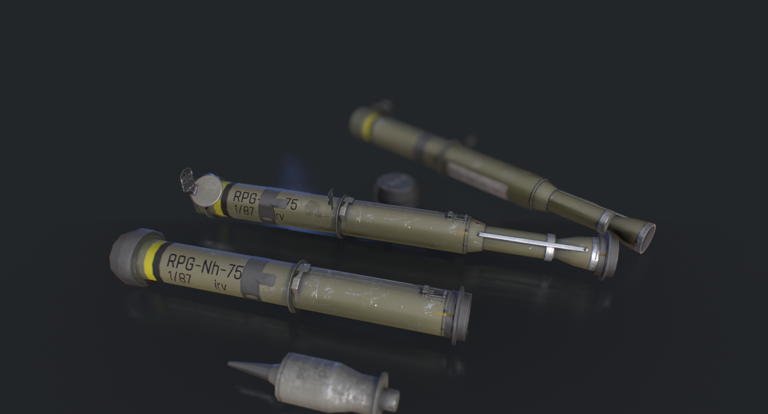 rpg-75 3D Models in Combat 3DExport
