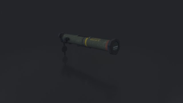 spike sr launcher 3D Model in Combat 3DExport