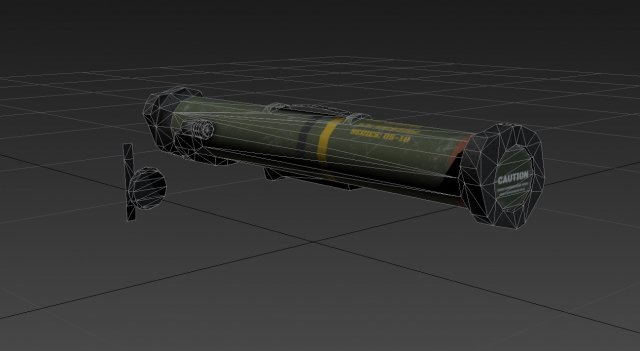 spike sr launcher 3D Model in Combat 3DExport