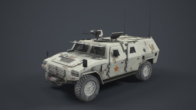 dongfeng csk131 mengshi 3D Model in Transport 3DExport