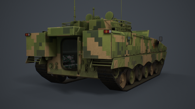 zbd-04a 3D Model in Combat 3DExport