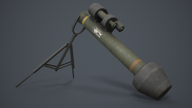 M47 Dragon M2 Plus 3D Model in Rocket Launchers 3DExport