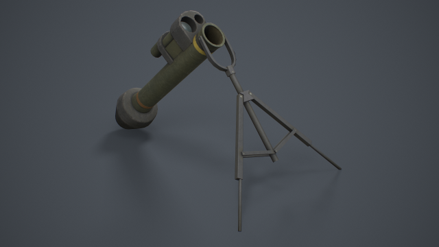 M47 Dragon M2 Plus 3D Model in Rocket Launchers 3DExport