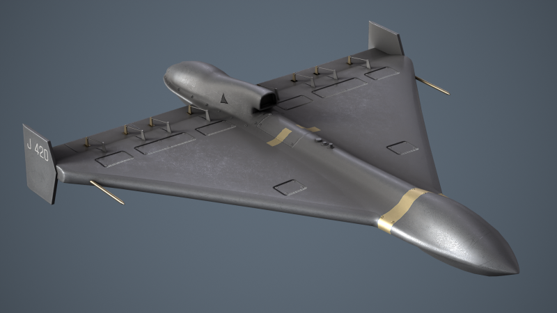 Shahed-238 - Geran -3 3D Model in Drone / Copter 3DExport