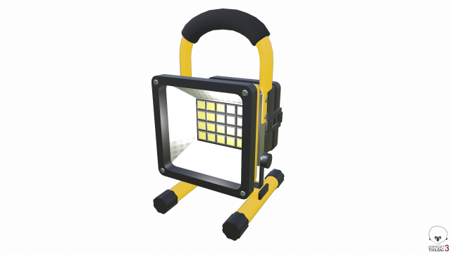 construction work light 3D Model in Tools 3DExport