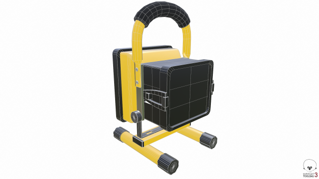 construction work light 3D Model in Tools 3DExport
