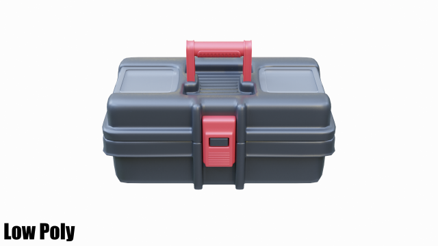toolbox 3D Model in Tools 3DExport