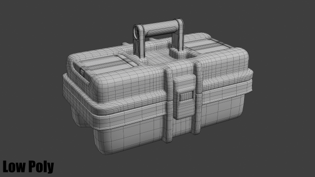 toolbox 3D Model in Tools 3DExport