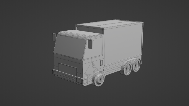 Box Truck 3D Model in Truck 3DExport