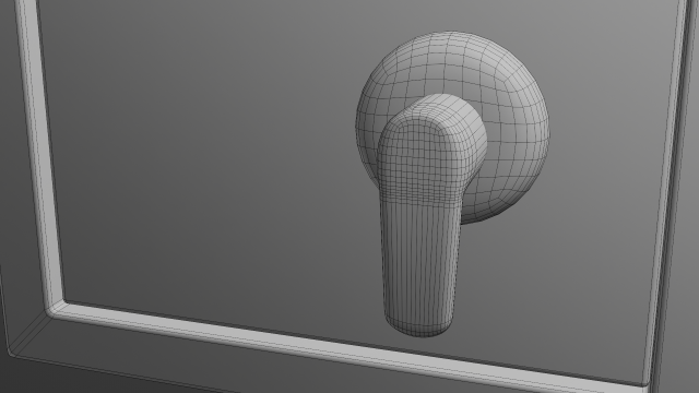 Simple Safe 3D Model in Household Items 3DExport