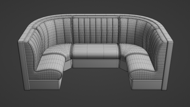 Retro Diner Booth Collection 3D Model in Set 3DExport