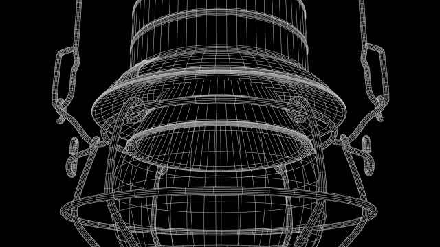 Antique Train Lantern 3D Model in Lamp 3DExport