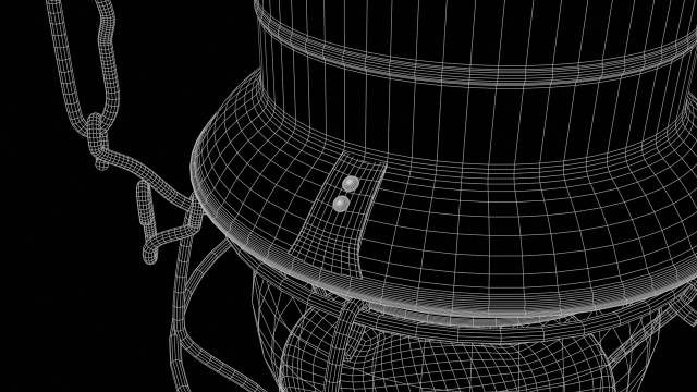 Antique Train Lantern 3D Model in Lamp 3DExport