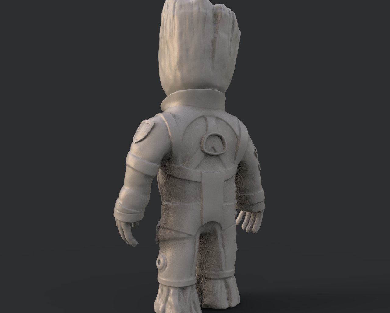 groot baby 3d print model 3D Print Models in Monsters & Creatures 3DExport