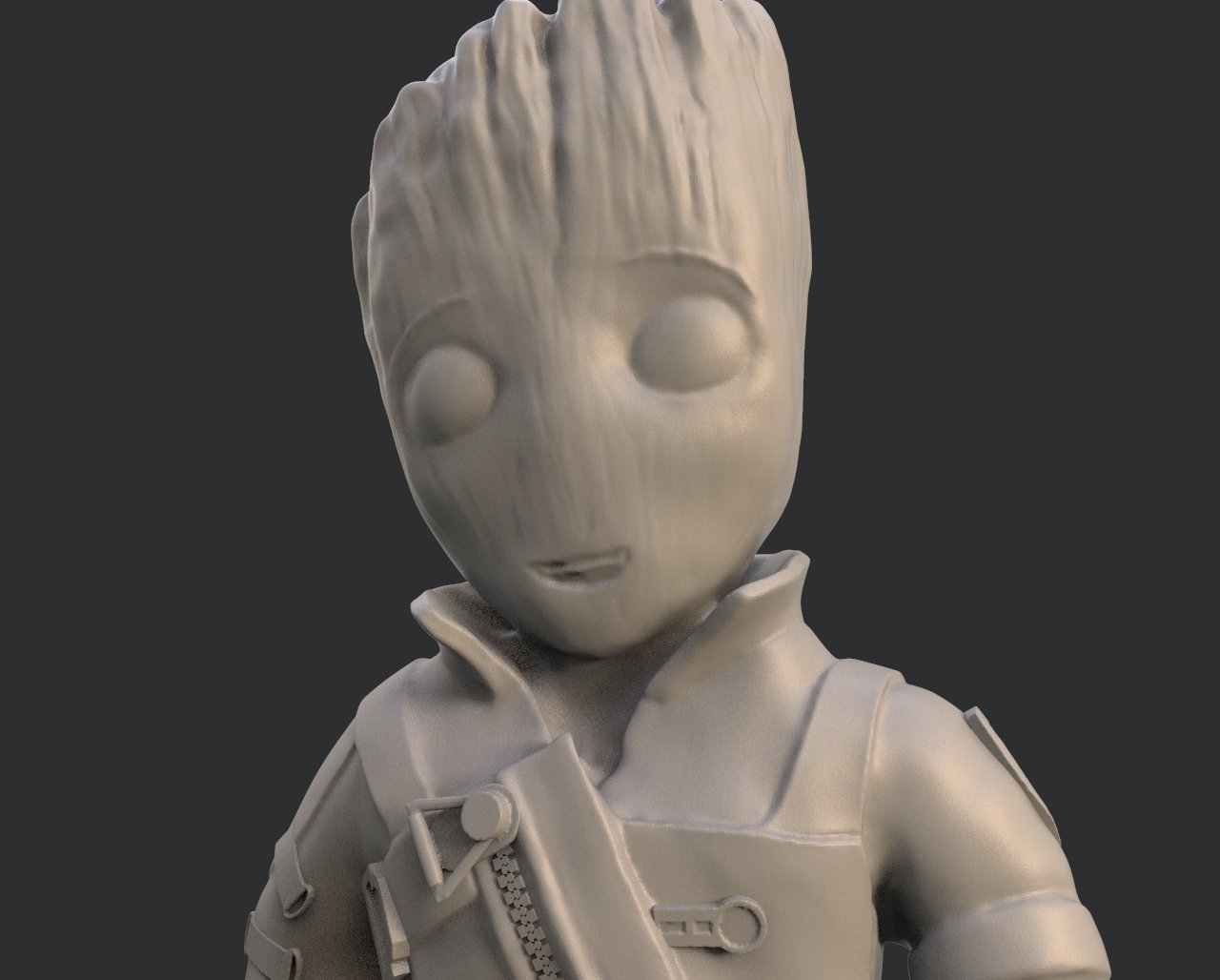 groot baby 3d print model 3D Print Models in Monsters & Creatures 3DExport
