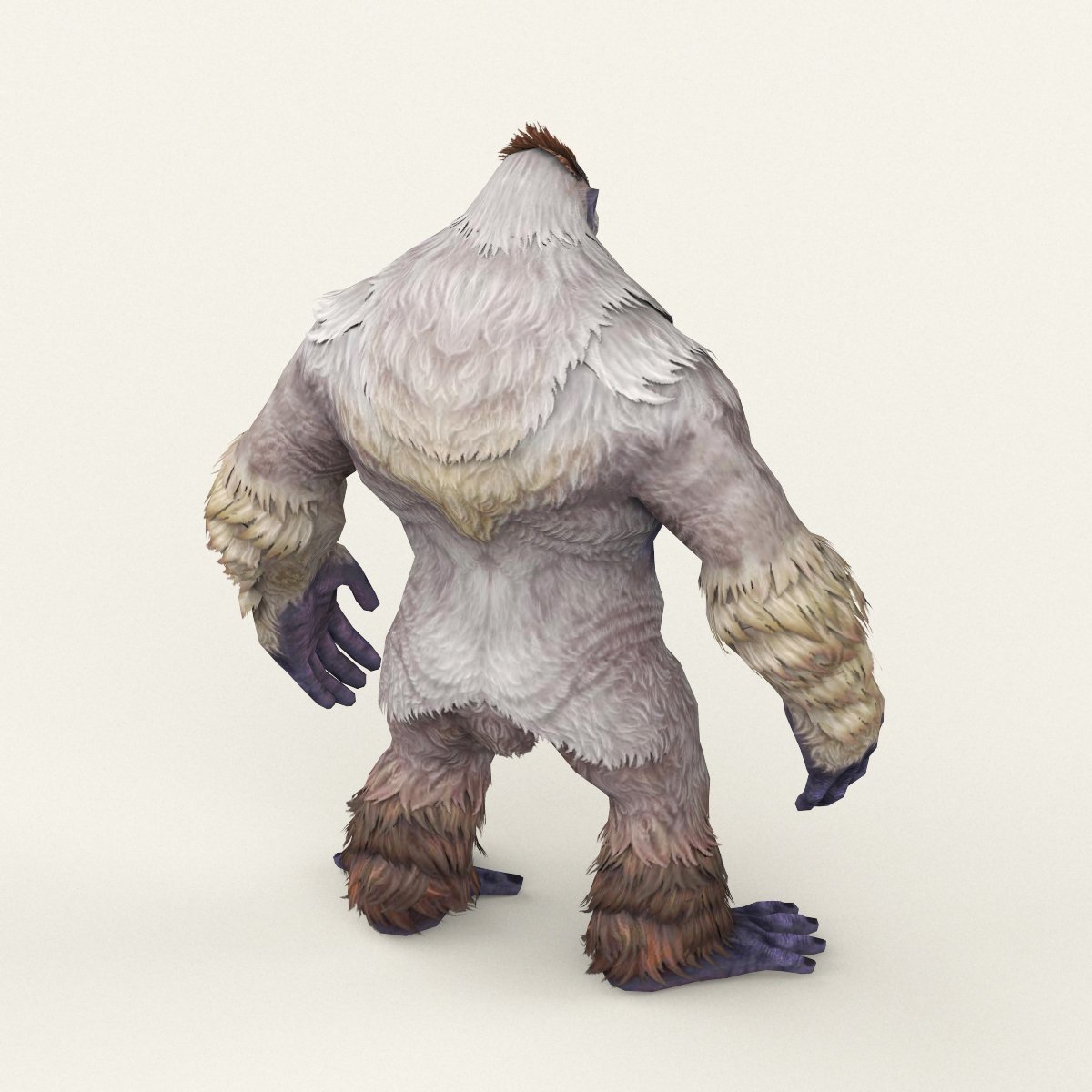 Game Ready Fantasy Yeti 3D Model in Fantasy 3DExport