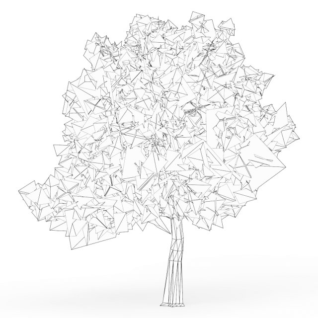 Game Ready Tree 04 3D Model in Tree 3DExport