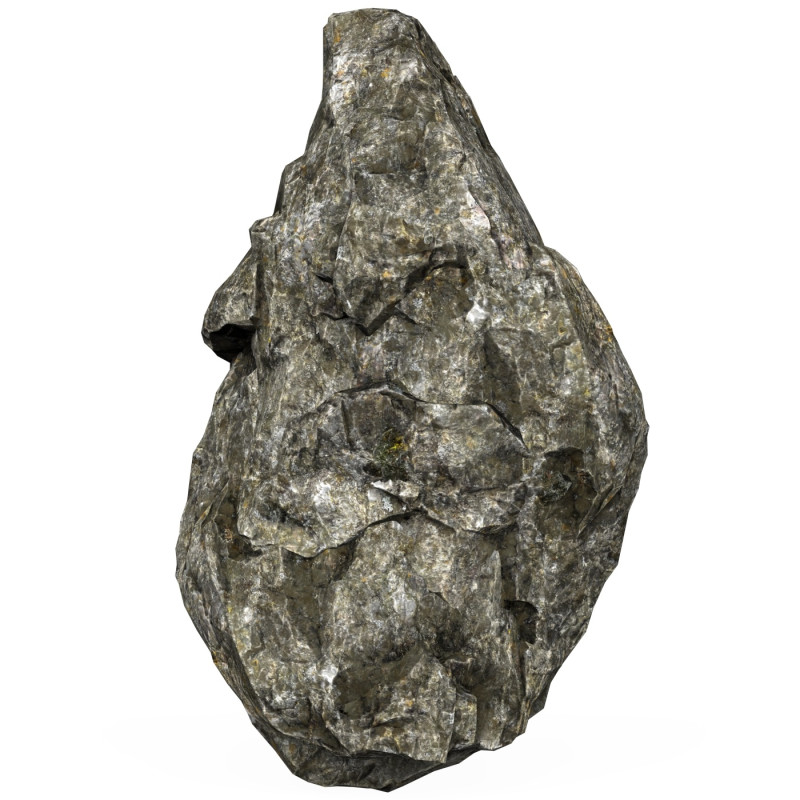 Low Poly Realistic Rock 04 3D Model in Other 3DExport