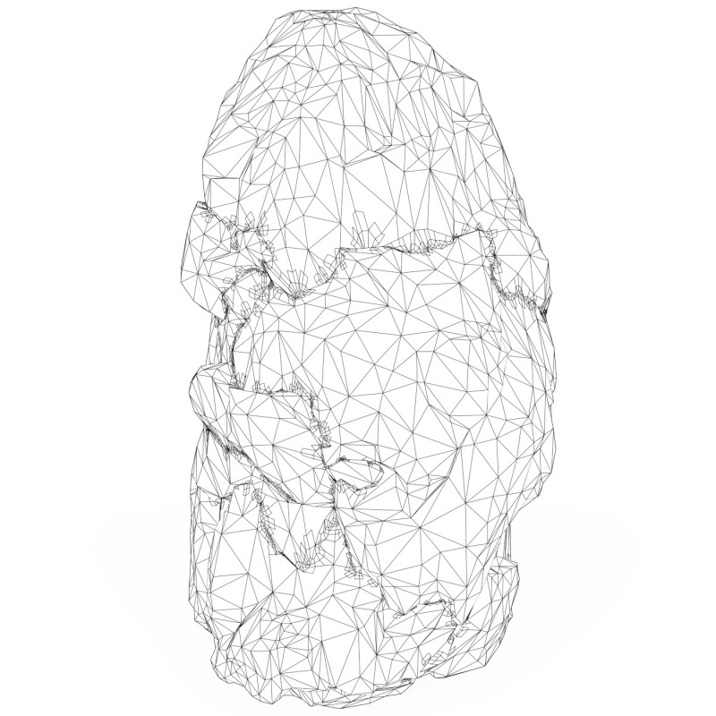 Low Poly Realistic Rock 04 3D Model in Other 3DExport